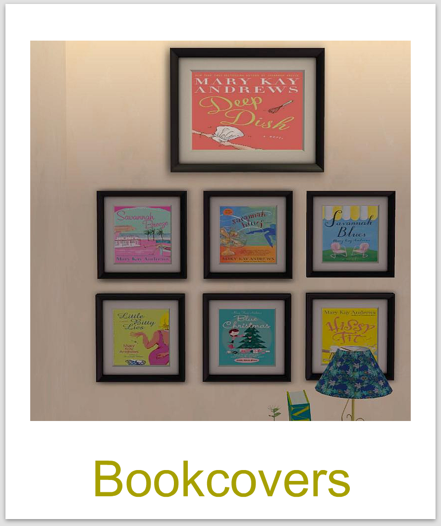 Sims 2 Creations by Tara: Book Cover Posters, Desk, and Chair