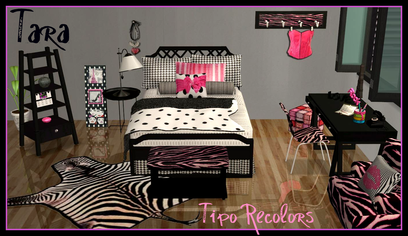 Sims 2 Creations by Tara: Anye's Tipo Bedroom Recolors