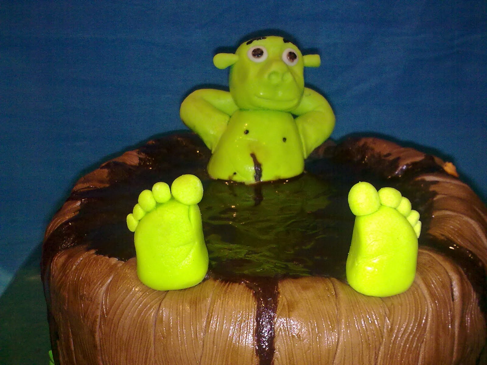 Karma's cakes: Tarta Shrek