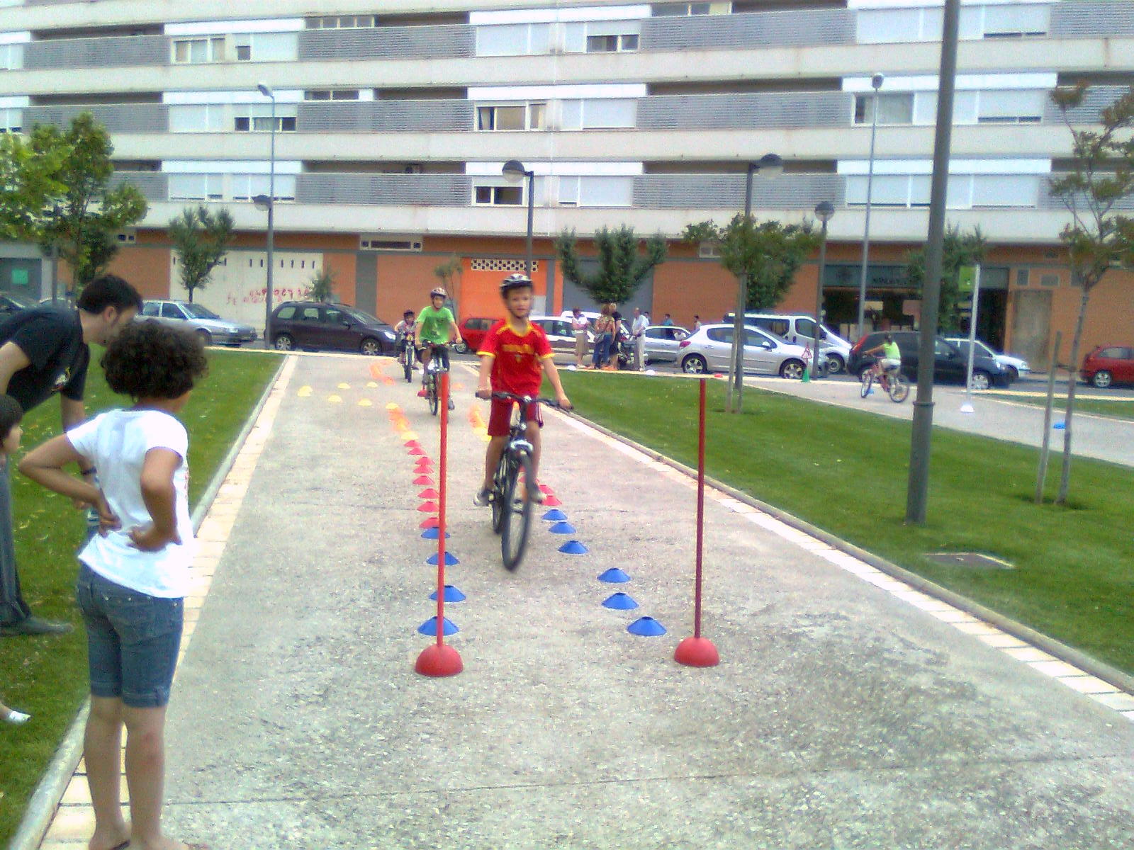 Huesca en Bici: Rally infantil en Mª Auxiliadora