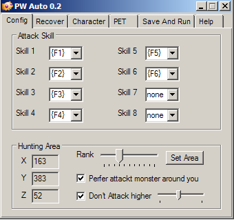 cheater and hacker: cheat auto perfect world ver 1.05
