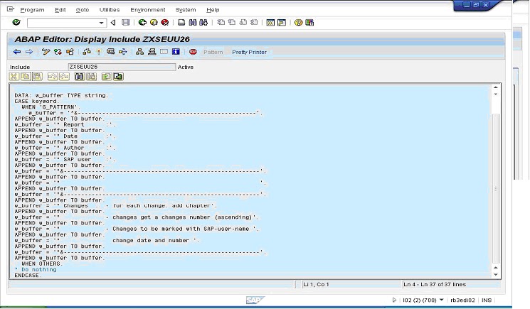 SAP ABAP Technicals: ABAP Patterns