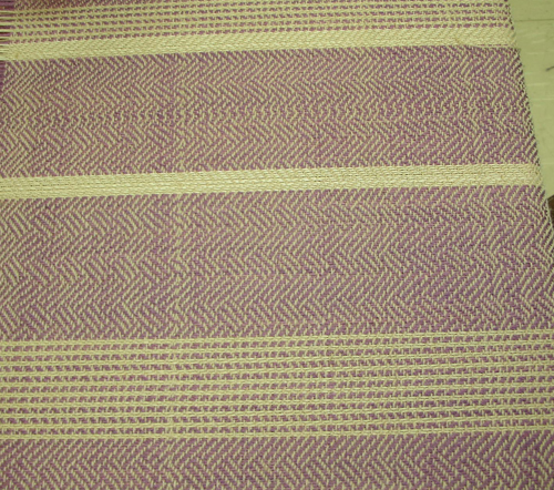 A Textile a Day: Hand woven fabric sample