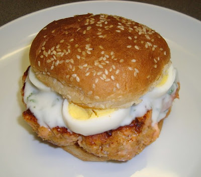 Sarah's Kitchen: Salmon Burger