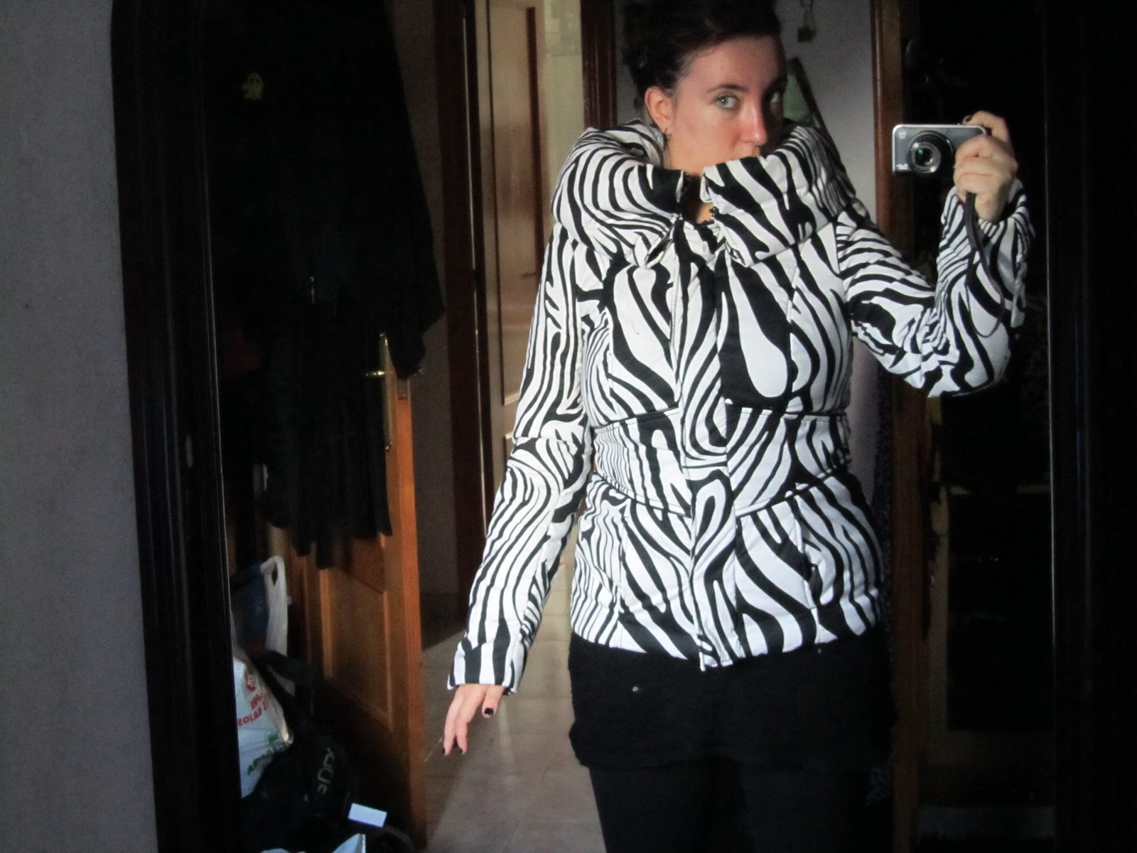 Black Is Basic: winter weird coat