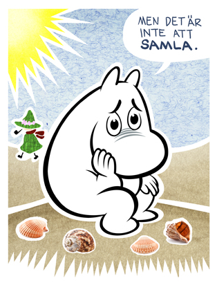 repaneled: Copied Comics Panels: Jimmy Wallin repanels Moomin