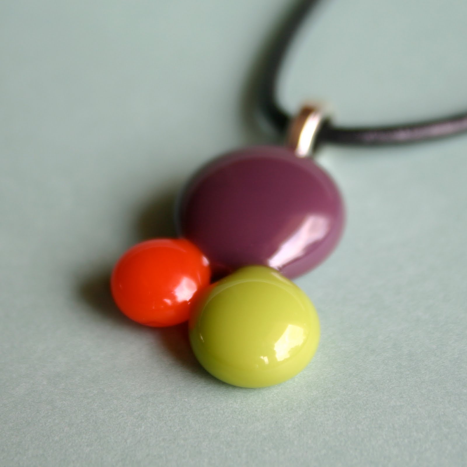 Art's Desire - Fused Glass Jewelry: Modern Bubbles - A New Design