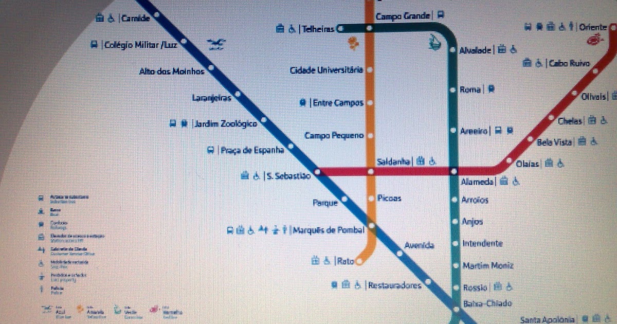 CARPE LISBON: Metro: São Sebastião – Saldanha – Oriente