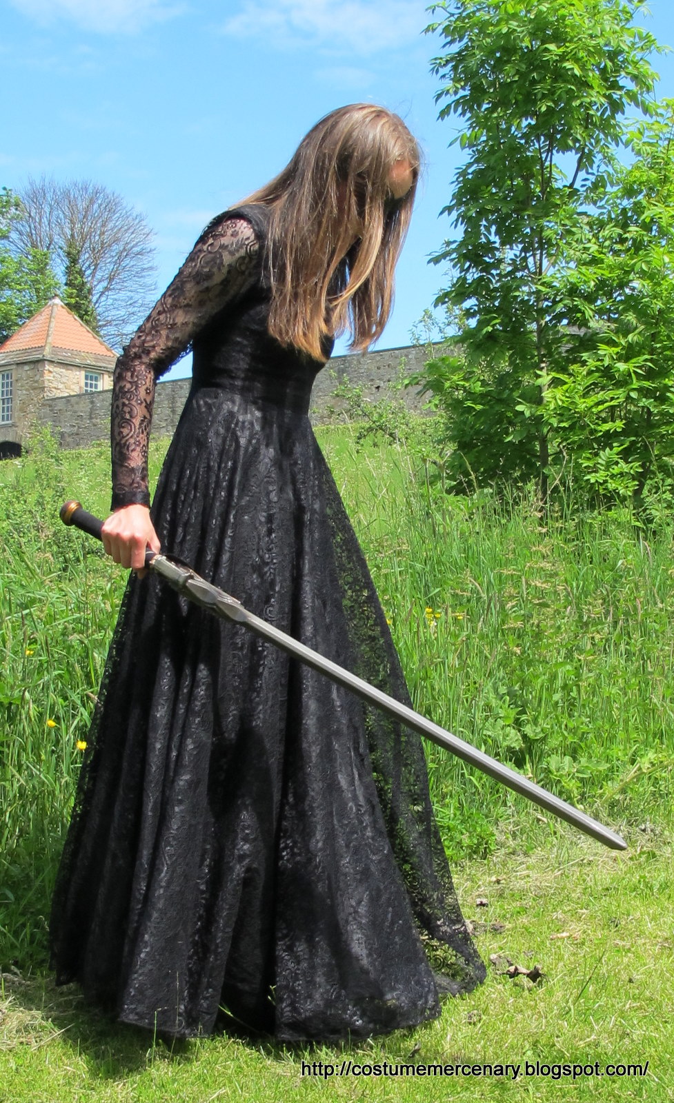 The Costume Mercenary: Black Lace Dress