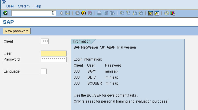 Sap Basis Society: How to run MiniSap for the first time.