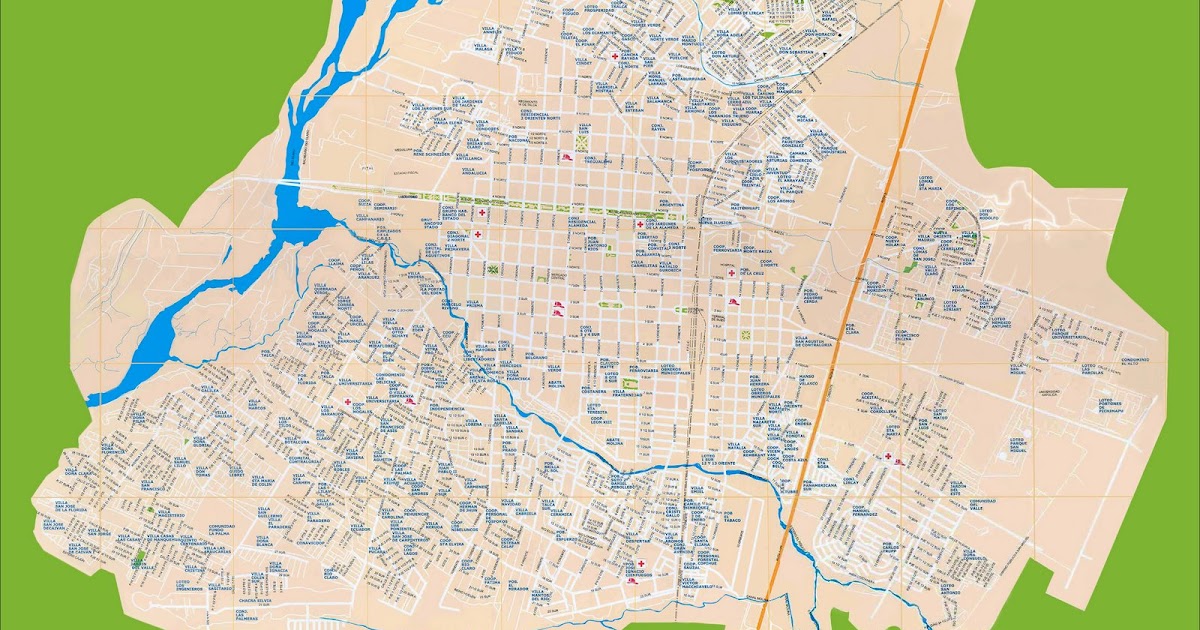 Ubica Talca: Mapa de la ciudad