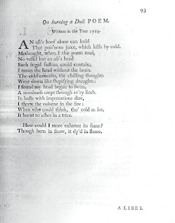 Burning Books: Jonathan Swift, 'On burning a Dull Poem' (1729)