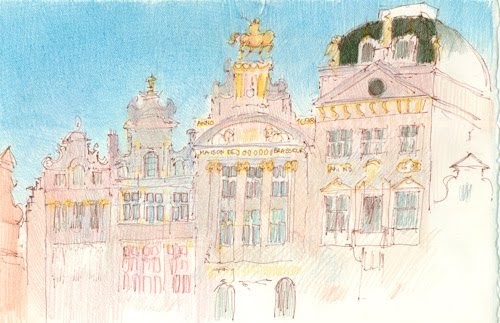 Travels with a Sketchbook in...: A Little Art Break in Brussels