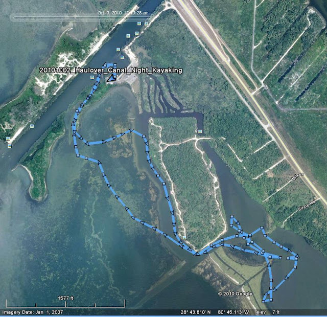 Clumsy Quests: Kayaking: Haulover Canal Bioluminescence Night