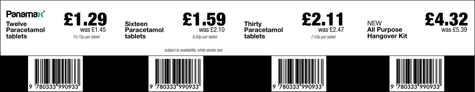 Design Practice: In-store price labels