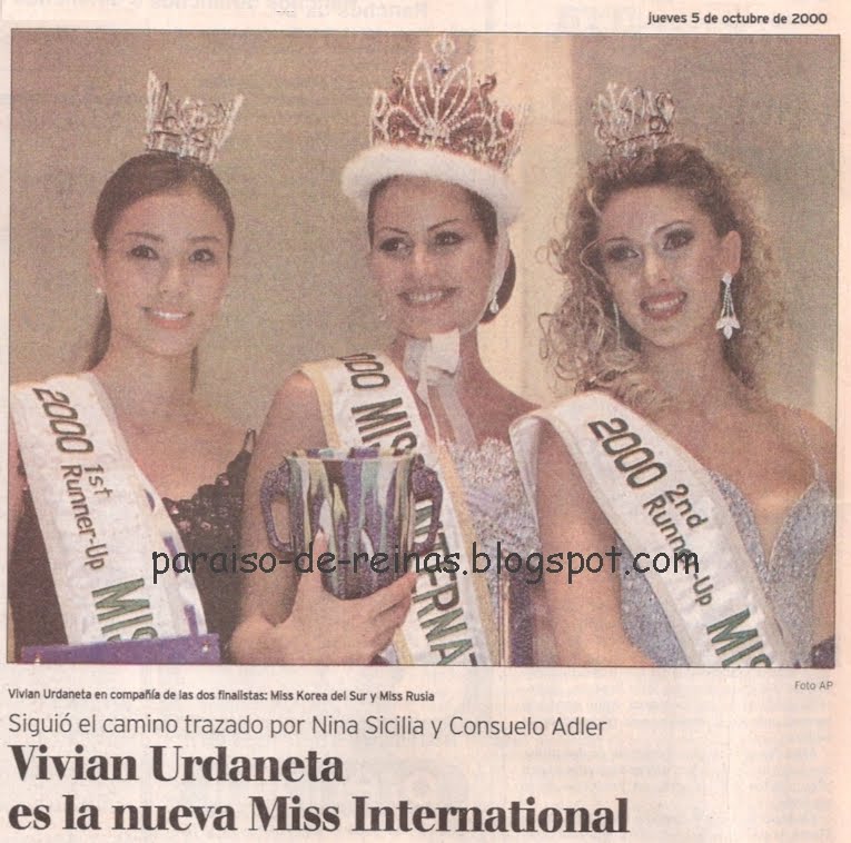 Venezuela: un Paraíso de Reinas: Historial de Venezuela en Miss ...