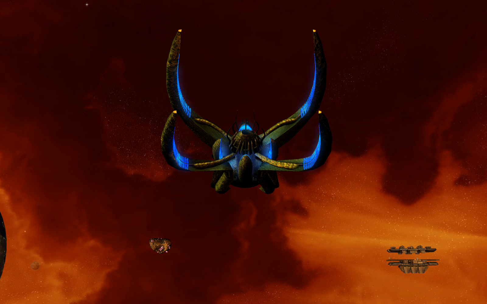 Babylon 5 Sins of the Younger Races: Vorlon Dreadnought model/moving ...