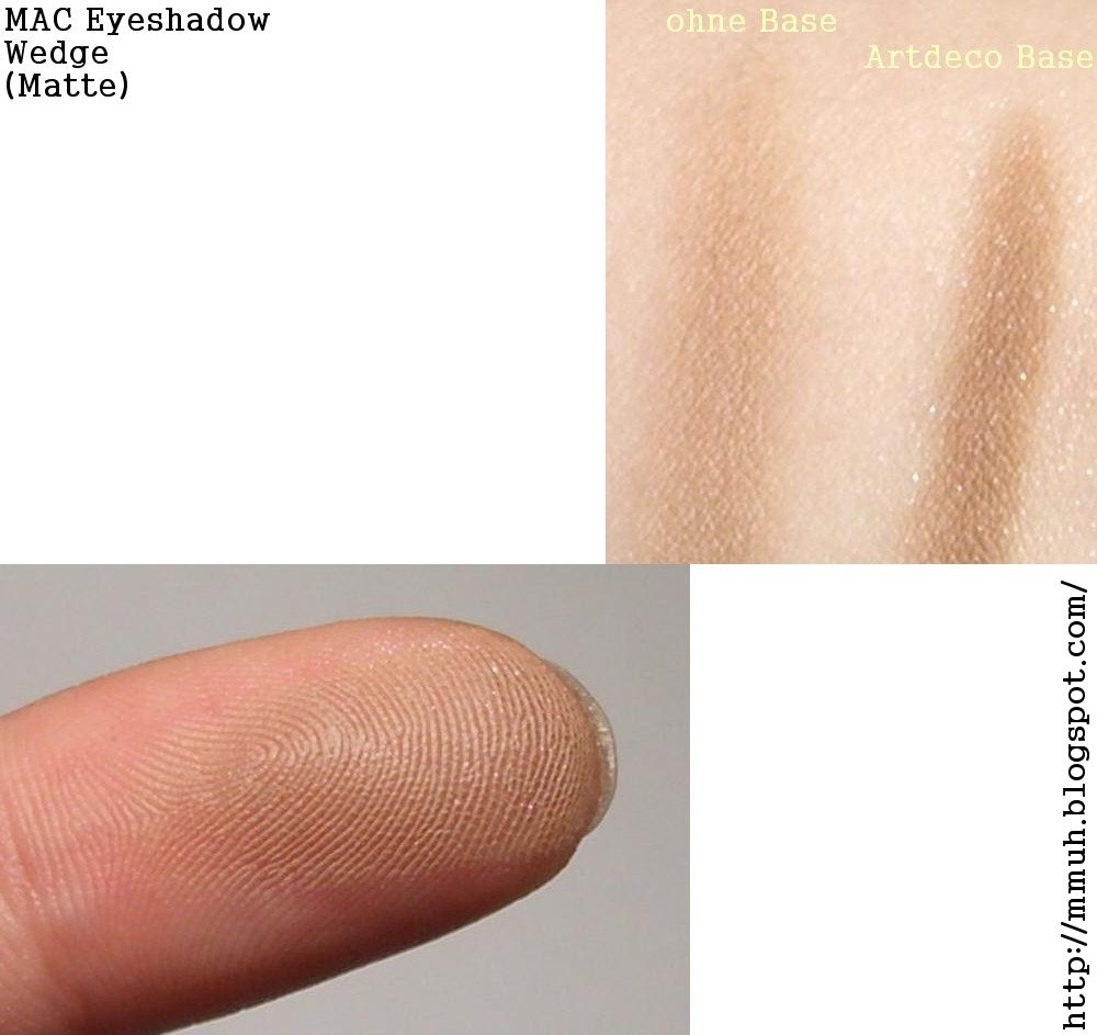aboutMe(lanie): Swatch: MAC Eyeshadow - Wedge