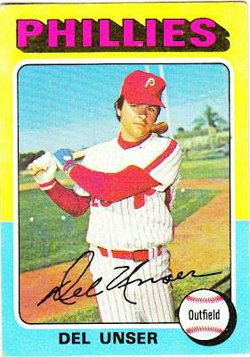 1975 Topps (it's far out, man): #138 - Del Unser