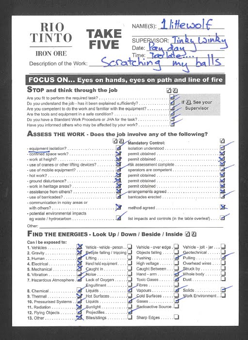 The Flange: The Take 5