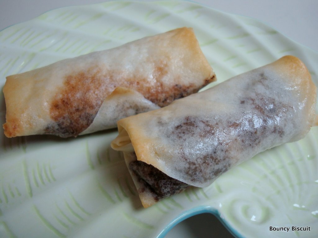 bread Baking Experiment: Baked spring rolls