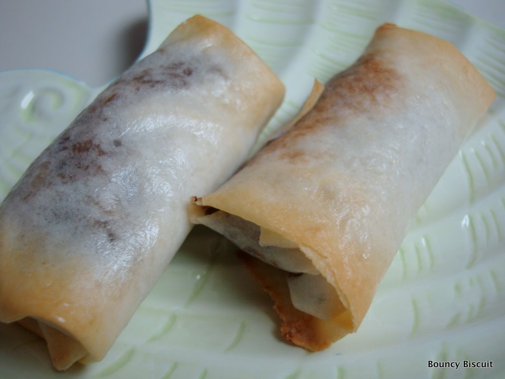 bread Baking Experiment: Baked spring rolls