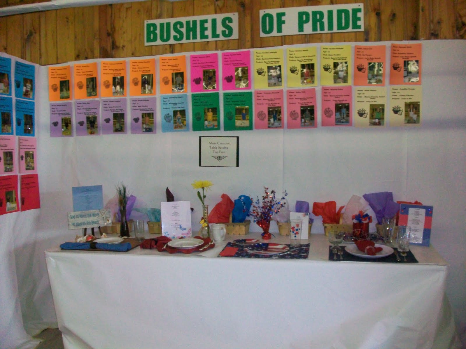 Miss Merry's House with the Picket Fence: County Fair Tablescapes
