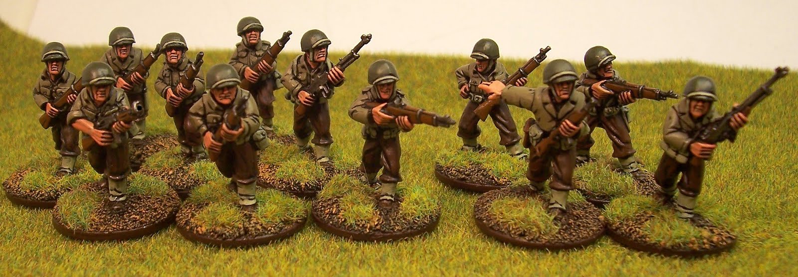 Pizzagrenadier's Miniature Wargaming Blog: 28mm U.S. Infantry (Late War).