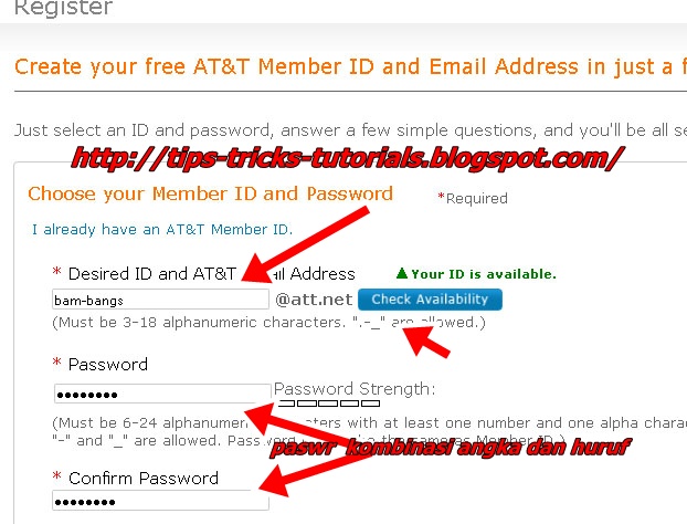 cara membuat id@att.net | Tips Tricks and Tutorials Yahoo cara membuat id@att.net | Tips Tricks and Tutorials Yahoo