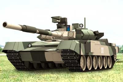 T-90 Main Battle Tank Papercraft | Papercraft Paradise | PaperCrafts ...