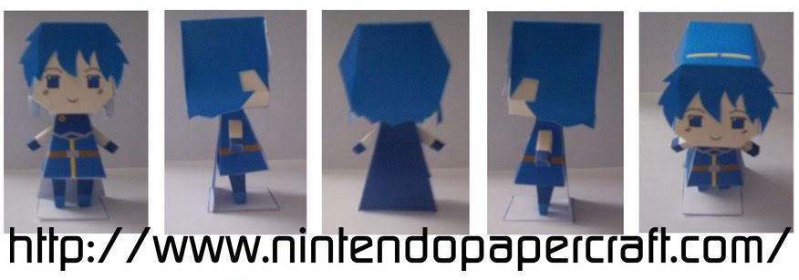 Fire Emblem: Chibi Marth Papercraft | Papercraft Paradise | PaperCrafts ...