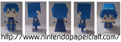 Fire Emblem: Chibi Marth Papercraft | Papercraft Paradise | PaperCrafts ...