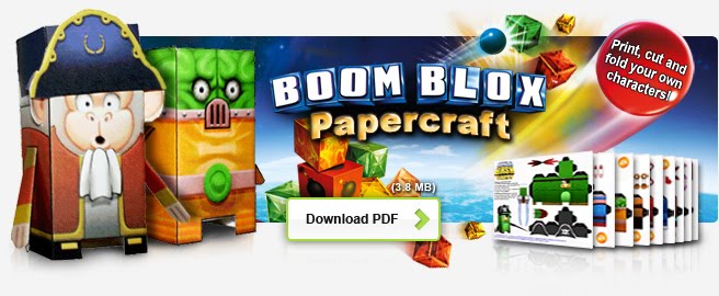 Boom Blox Bash Party Papercraft | Papercraft Paradise | PaperCrafts ...
