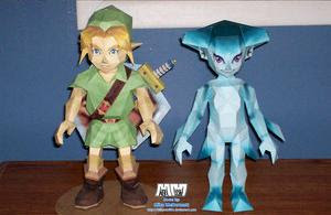 Legend of Zelda: Princess Ruto Papercraft | Papercraft Paradise ...