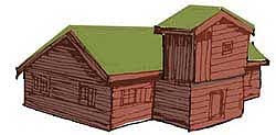 Norwegian Log Cabin Papercraft | Papercraft Paradise | PaperCrafts ...