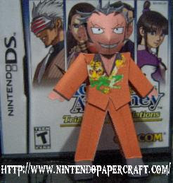 Ace Attorney Papercraft: Furio Tigre | Papercraft Paradise ...