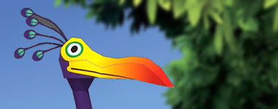 Disney's Up Papercraft: Kevin | Papercraft Paradise | PaperCrafts ...