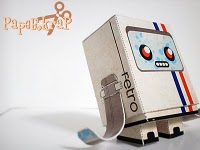 Retro-Bot Papercraft | Papercraft Paradise | PaperCrafts | Paper Models ...