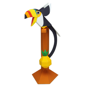 Balance Toy Yajirobe Toco Toucan Papercraft | Papercraft Paradise ...