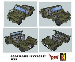 CYCLOPS Jeep Papercraft | Papercraft Paradise | PaperCrafts | Paper ...