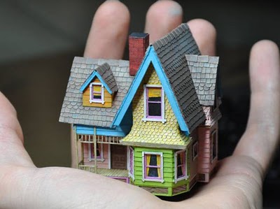Up Miniature Carl's House Papercraft | Papercraft Paradise ...