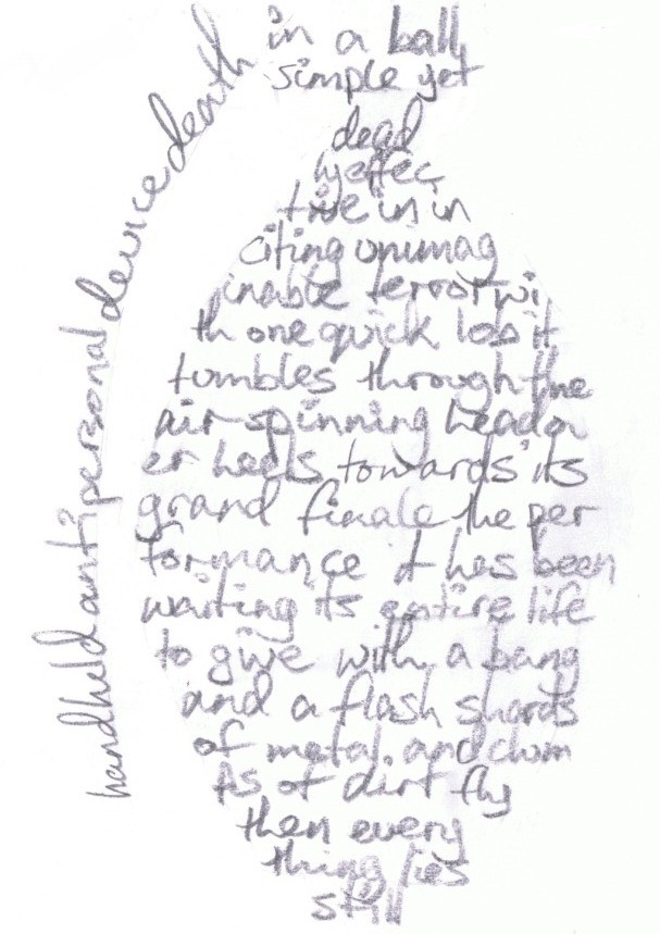 Adrian's Poetry: Grenade