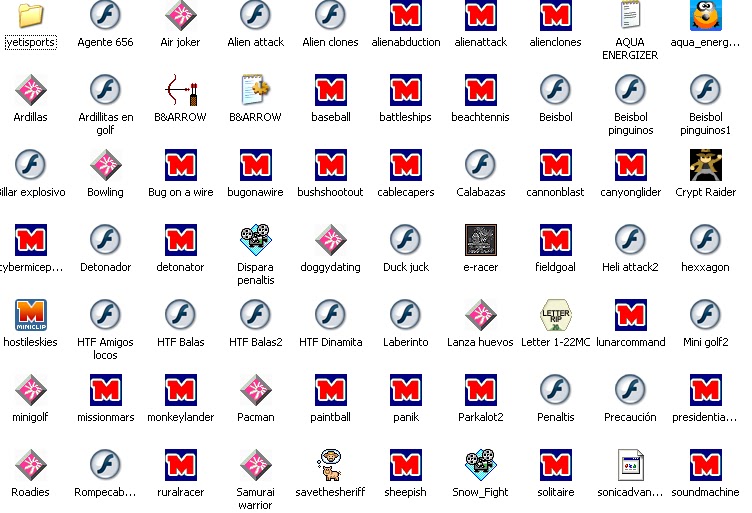 COMO ARREGLO: COLECCIÓN_100_JUEGOS_MINICLIP_FLASH