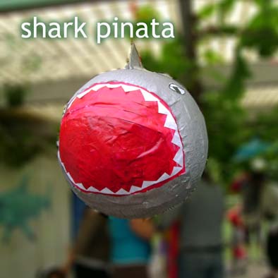 Great Fun etc: How to Make a Shark Pinata