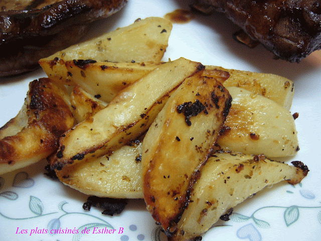 Les plats cuisinés de Esther B: Patates grecques