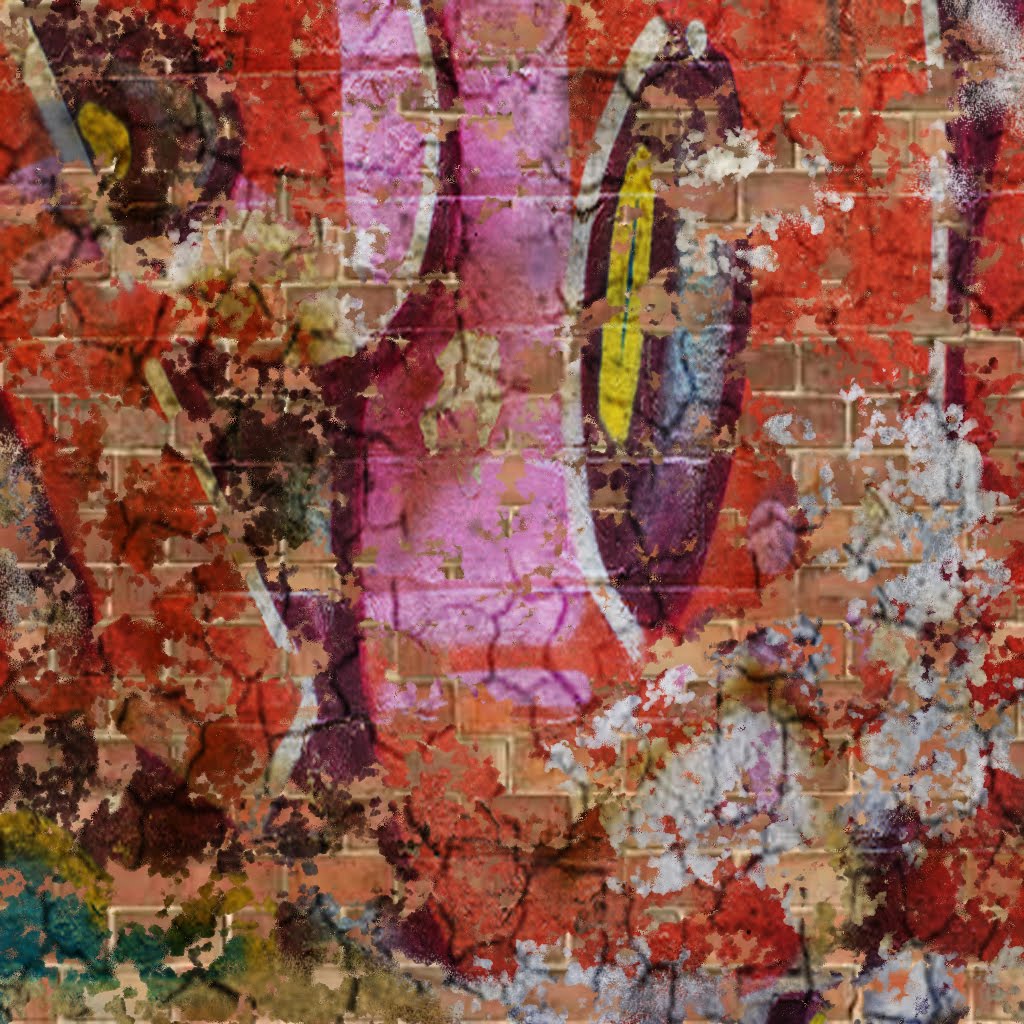 Digital Art Diary or How to Waste Away: graffiti covered wall