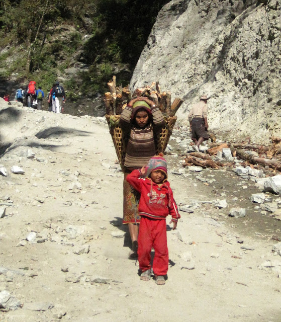 Dubai: it's me! in the UAE!: Nepal 6: stone steps from Naya Pul to Ulleri