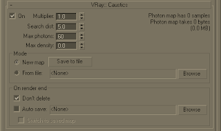 3D vRay: VRay Caustics