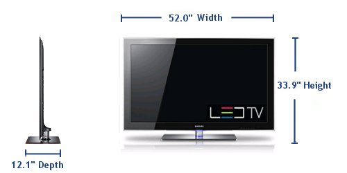 TV LED SAMSUNG UN55B8000 (Widescreen, 1920x1080, HDTV)