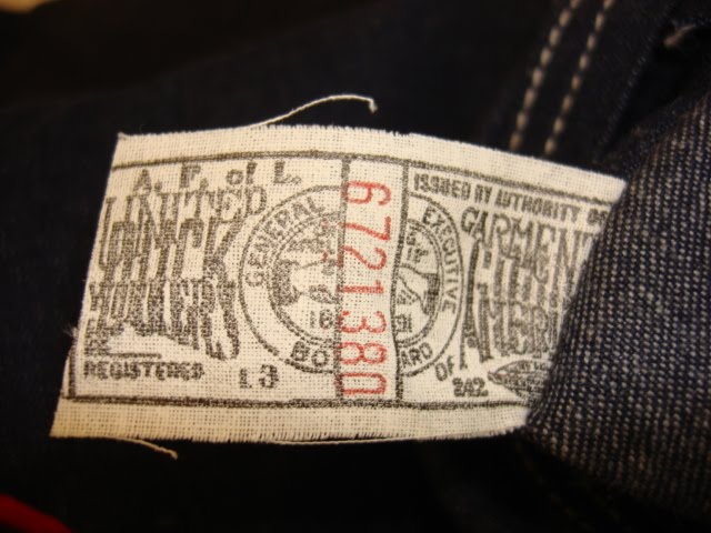 vintage workwear: Lee 191LB Jacket and Union Made Buckle Back Pants